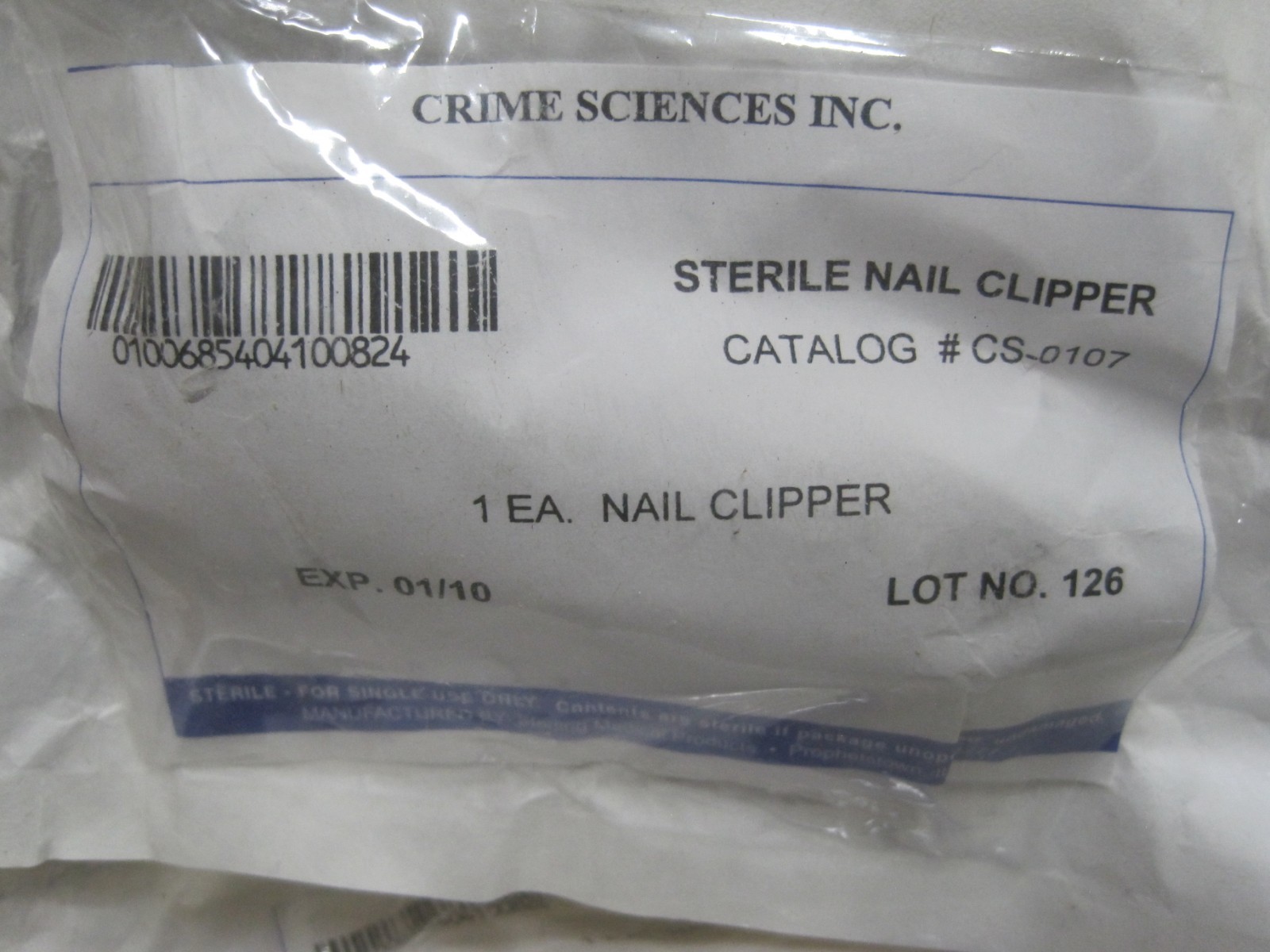 Crime Science Inc Sterile nail clippers | eBay