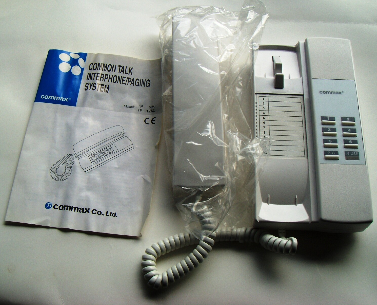 Intercom Commax Common Talk Interphone/Paging System TP-6AC for sale ...