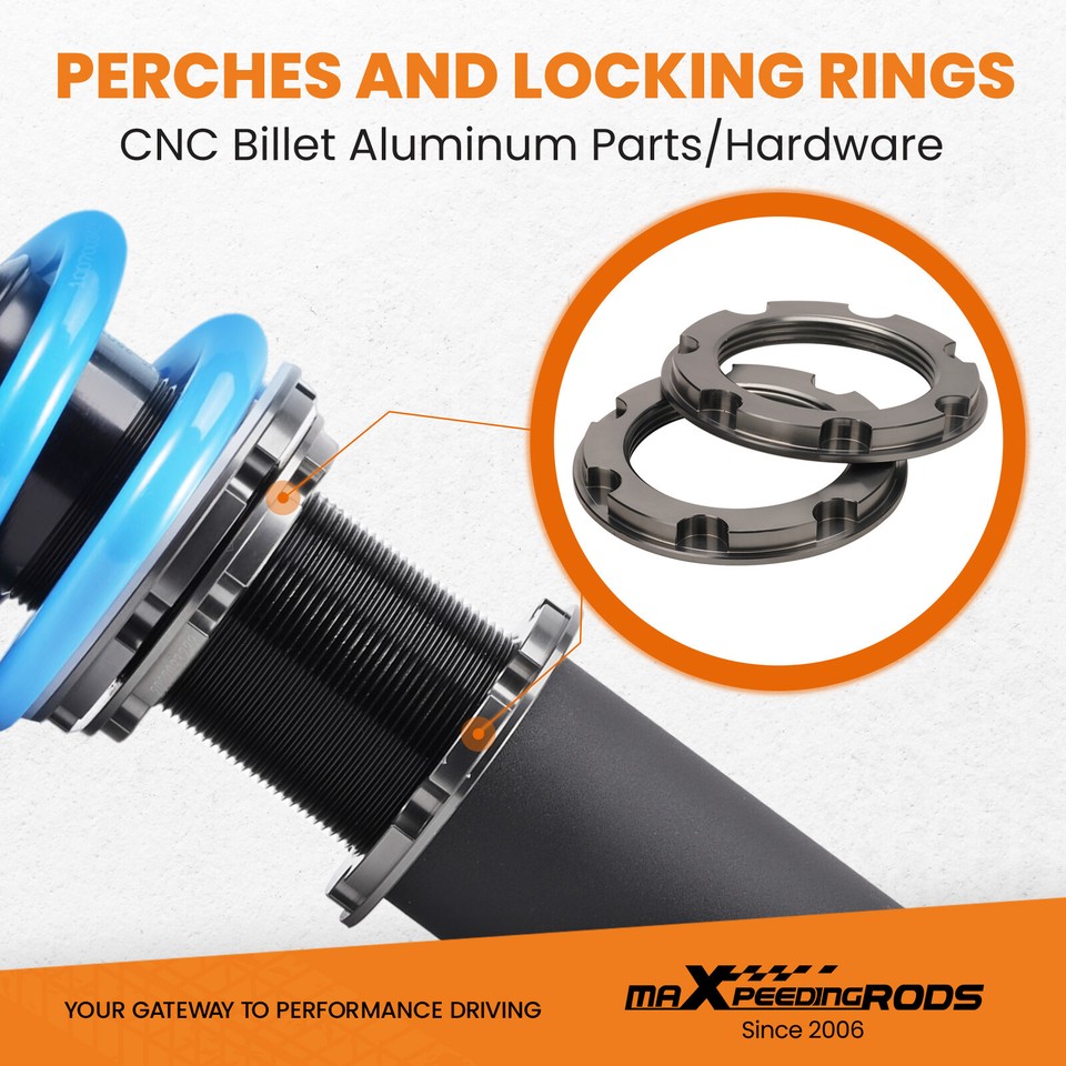 MaXpeedingrods Adjustable Coilover Shock Lower Kit for Toyota Camry ...