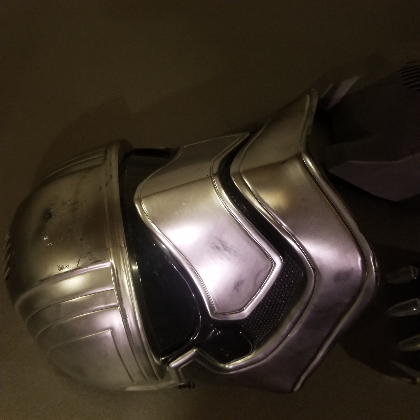 Silver Stormtrooper Talking Helmet Disney Made In Lon… - Gem