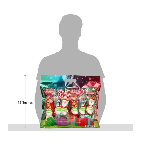 Popcornopolis Popcorn Cone Holiday Gift Pack, 12 ct. | eBay