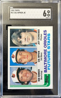 1982 Topps #21 Orioles Future Stars (Bob Bonner / Cal Ripken / Jeff ...