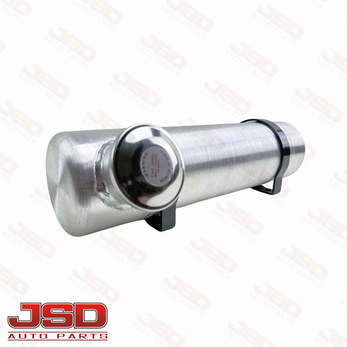 4x15 Round Gas Tank Cell 0.72 Gallon 1/8'' NPT End Fill Aluminum Spun ...