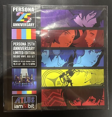 Persona 25th Anniversary Deluxe Box Set Atlus Sound Team 15XLP Vinyl ...