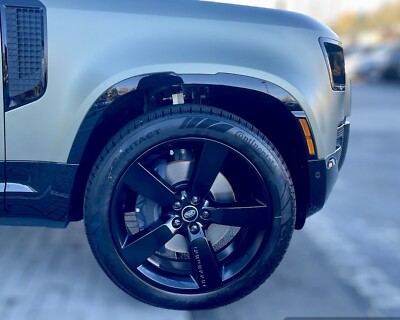22" DEFENDER RIMS TIRESNEW SET 4 BLACK 2023WHEELS STOCK LAND ROVER OEM ...