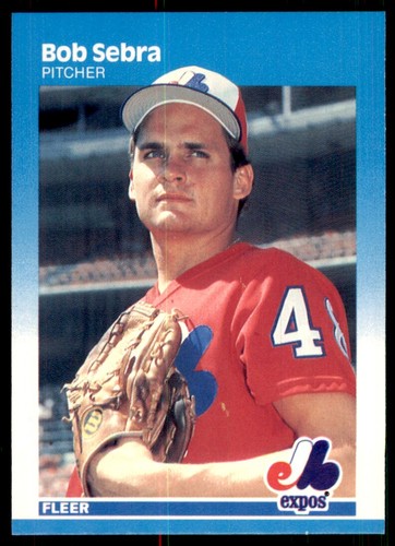 1987 Fleer Bob Sebra Rookie A Montreal Expos #331 | eBay