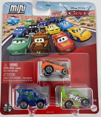 New Disney Pixar Cars Metal Series Mini Racers Snot Rod - DJ - Wingo | eBay