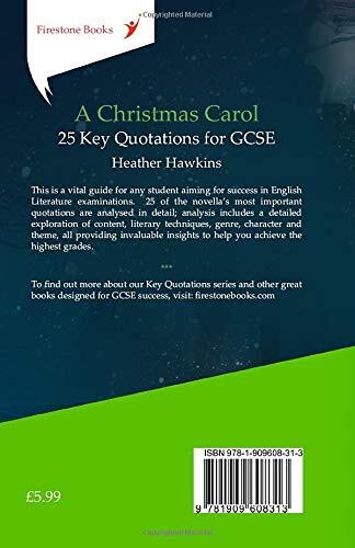 Heather Hawkins A Christmas Carol: 25 Key Quotations for GCSE (Poche ...