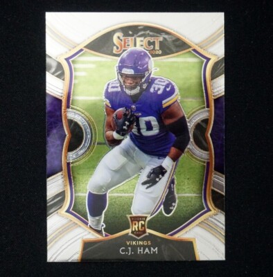 C.J. HAM Rookie Concourse Level 2020 Select Football #37 | eBay
