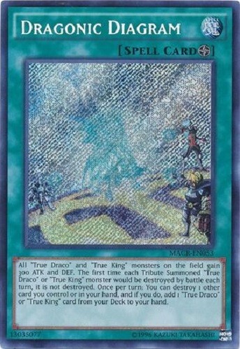 DRAGONIC DIAGRAM *** 1ST EDITION SECRET RARE BLRR-EN096 (MINT/NM ...