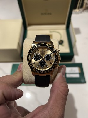 Rolex Daytona Pikachu Dial 116518LN Black Ceramic 18K Yellow Gold Box ...