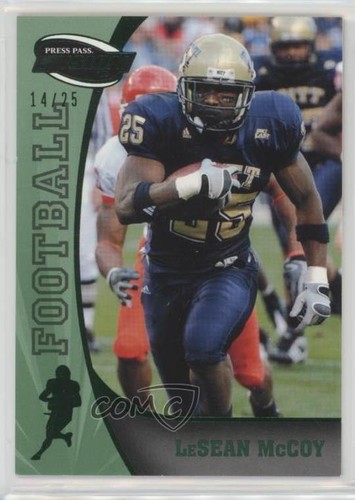 2009 Press Pass Fusion Green /25 LeSean McCoy #48 Rookie RC | eBay