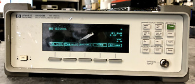 HEWLETT-PACKARD 86120B MULTI-WAVELENGTH METER 700-1650nm Power on Test ...