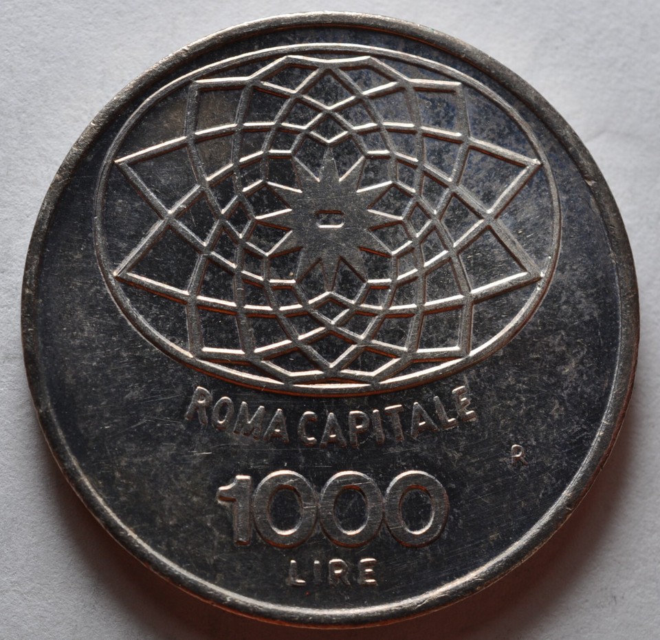 1970 Italian Republic 1000 Lire Silver Coin Rome Capital FDC IKJ65 | eBay
