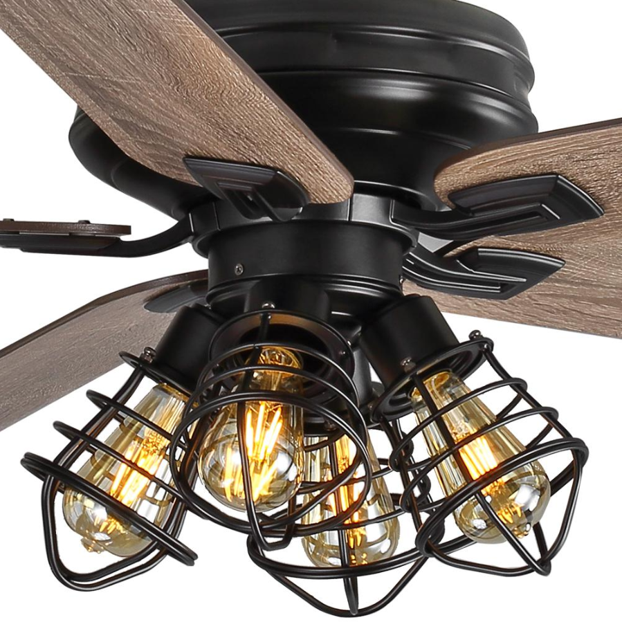 Steampunk Ceiling Fan Light | Shelly Lighting