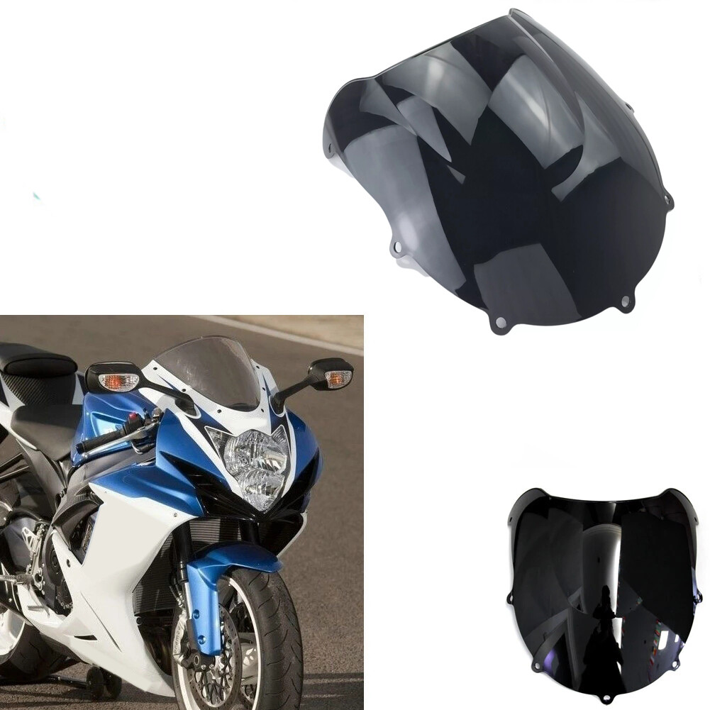 Black Windscreen For Suzuki GSXR600 GSX-R750 1997 1998 1999 2000 ABS ...
