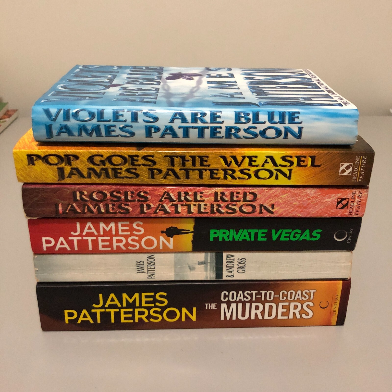 James Patterson paperback x 6 Crime Thriller Fiction book lot, | eBay ...