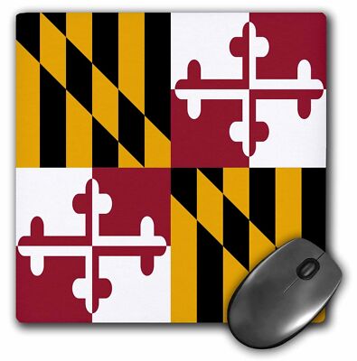 3dRose State Flag of Maryland - US American - Heraldic banner of George ...