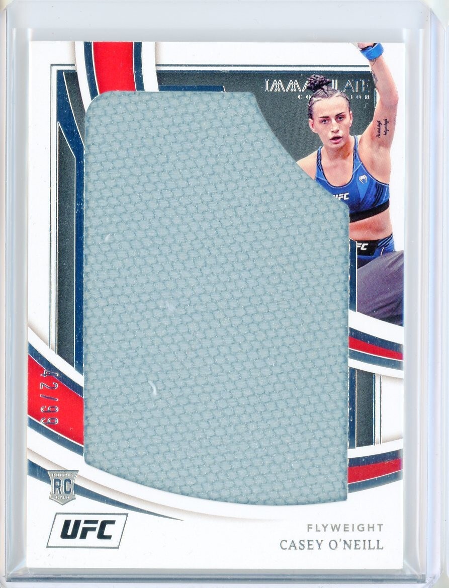 2022 Panini Immaculate UFC CASEY O'NEILL Octagon Canvas Material RC ...