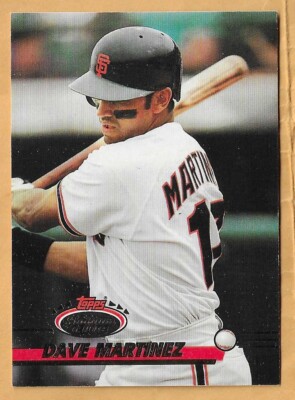 DAVE MARTINEZ SAN FRANCISCO GIANTS #640 - TOPPS STADIUM CLUB NM-MT 1993 ...
