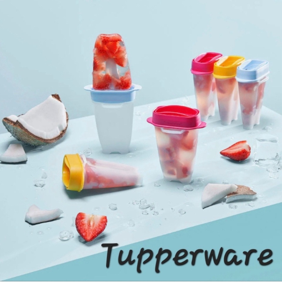 Tupperware Lollitups Popsicle Freezable Forms Set of 6 New Popsicle ...