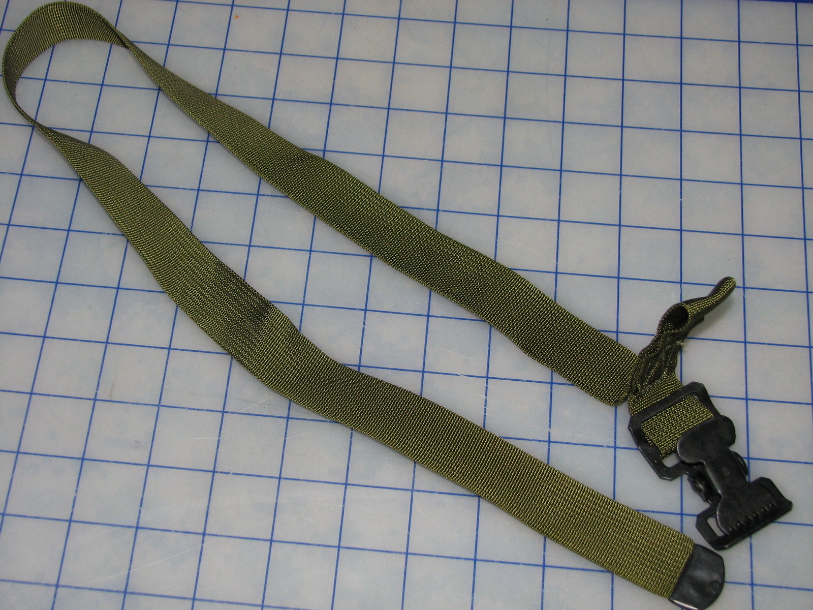1" nylon webbing strap lashing tip 2 tip measures 31" long w/ aligator ...