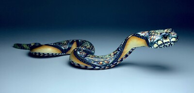 Signed Jon Anderson Fimo Creations Clay Snake Sculpture 6” | eBay