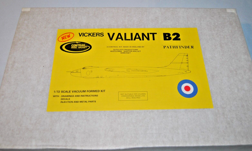 RARE, Contrail, Vickers Valiant B2 Pathfinder, 1:72, Vac Form, Model ...