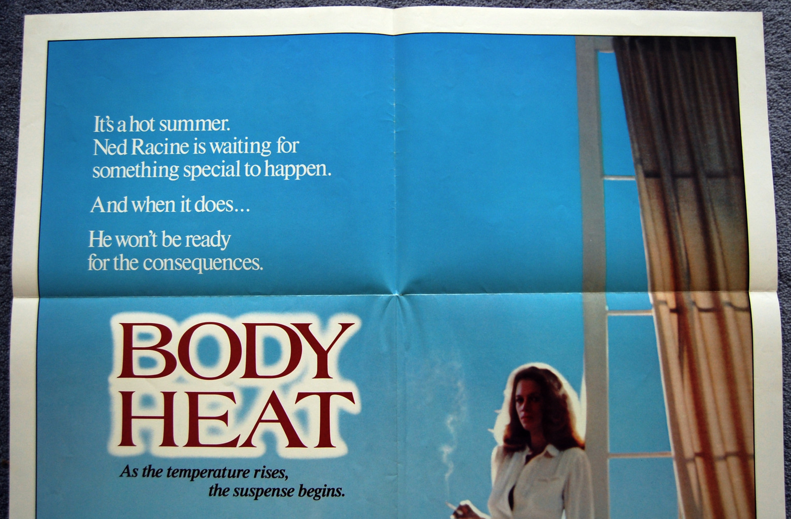 WILLIAM HURT – KATHLEEN TURNER – BODY HEAT - ORIGINAL MOVIE POSTER ...