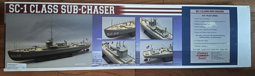 Dumas SC-I Class Sub-Chaser 1:35 Scale Wooden Model Kit 1259 New In Box ...