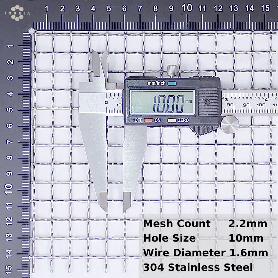 STAINLESS STEEL WOVEN WIRE MESH (filter grading sheet) | eBay
