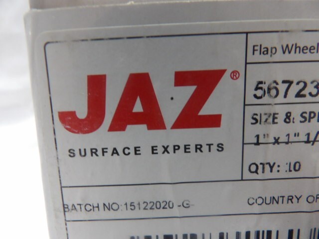 JAZ 1" x 1" x 1/4" Flap Wheels 60 Grit #56723 (Box of 10) | eBay