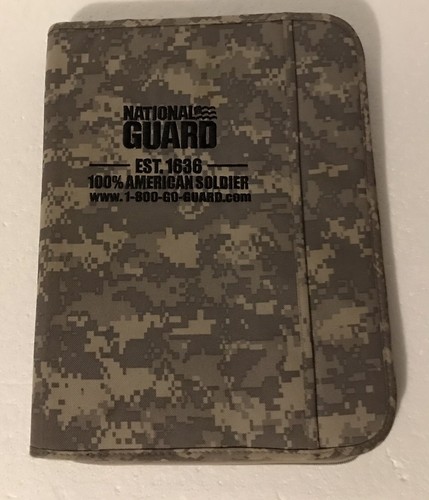 Army National Guard Zip Up Folder Portfolio Organizer Digital ...
