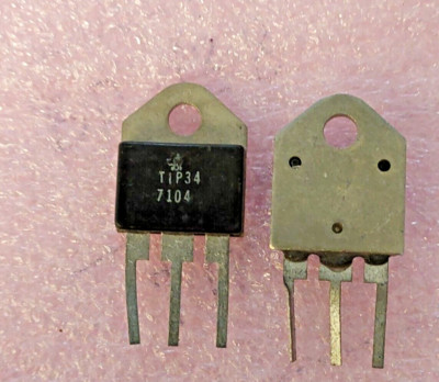 1pcs TIP34 PNP power transistors 10A 40V 80W TO218AA Texas Instruments | eBay