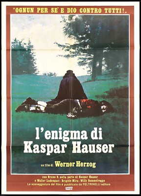 THE ENIGMA OF KASPAR HAUSER CINEMA MANIFESTO WERNER HERZOG 1974 MOVIE ...