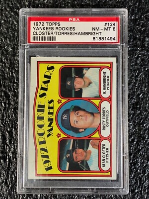 1972 Topps Baseball #124 Yankees Rookies PSA 8 | eBay