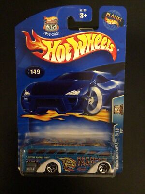 VINTAGE 2002 HOT WHEELS BUS #149 WORK CREWSERS 3/10 BLUE CARD NIP | eBay