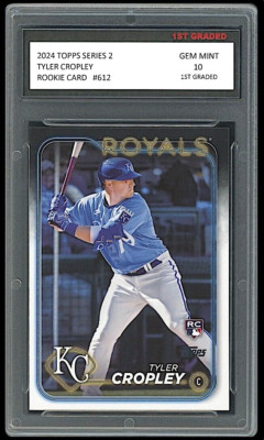 Tyler Cropley 2024 Topps Series 2 MLB 1st Graded 10 Rookie Card RC ...
