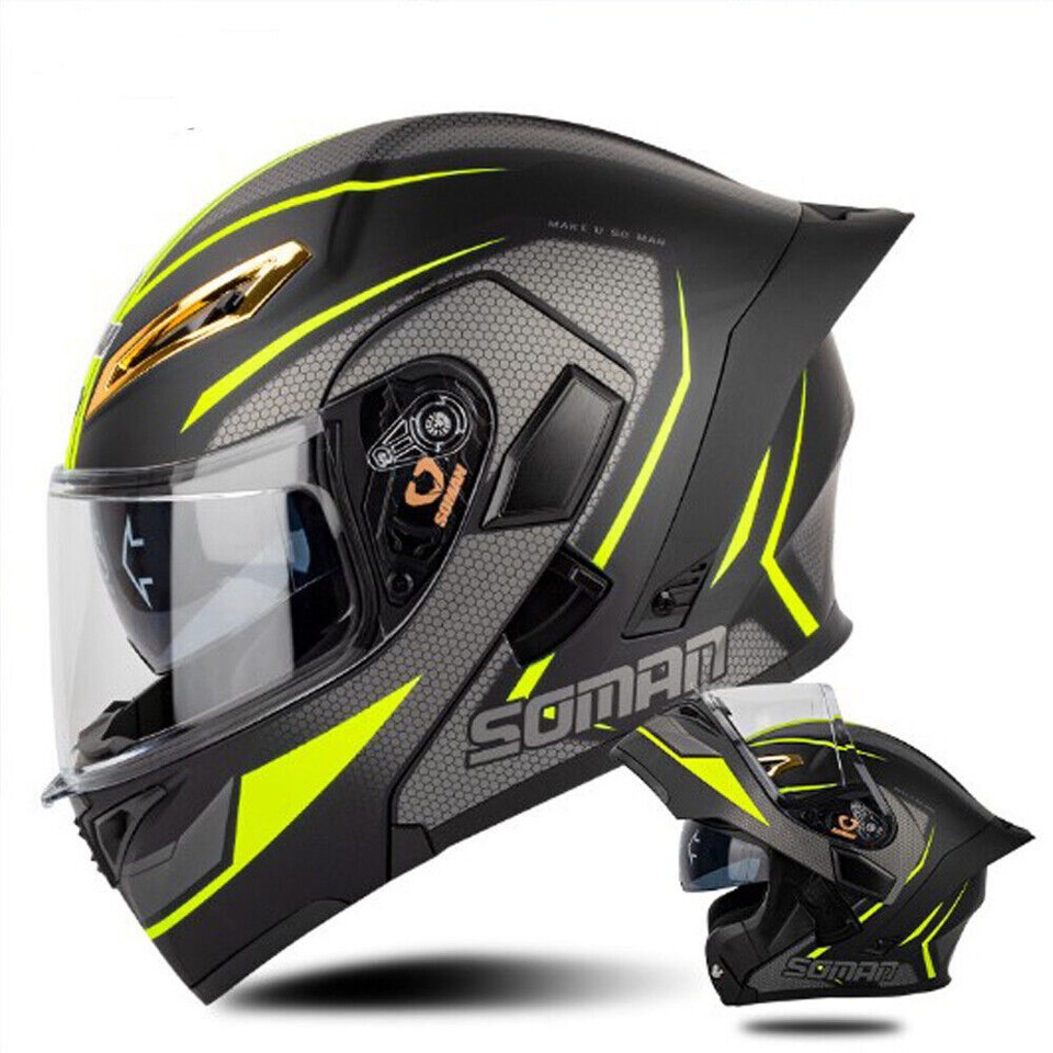 DOT Flip Up Helmet Motorcycle Full Face Street Racing Helmets | eBay