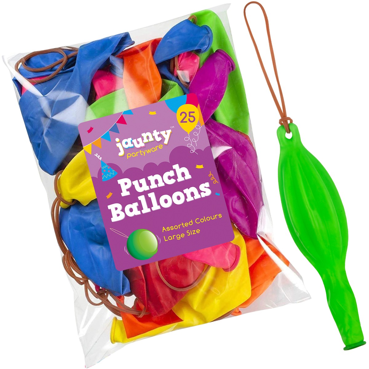 25 LARGE PUNCH BALLOONS Party Bag Fillers Goody CHILDRENS Loot Bag Toys Birthday eBay