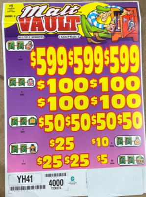 MALT VAULT- INSTANT Pull Tab 4000ct | eBay