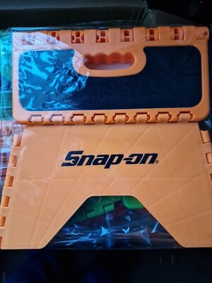 Snap On Tools Folding Step Stool Orange/black for Workshop Garage ...