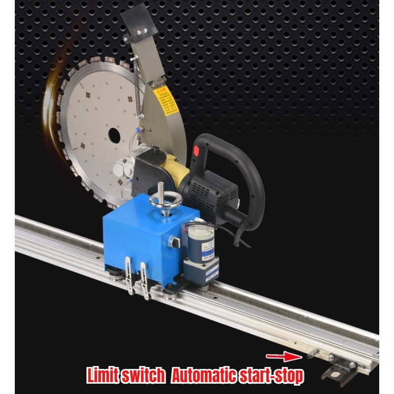 5000W Brushless Ring Saw 29CM Concrete Wall Cutting Machine + 1.5/2m ...