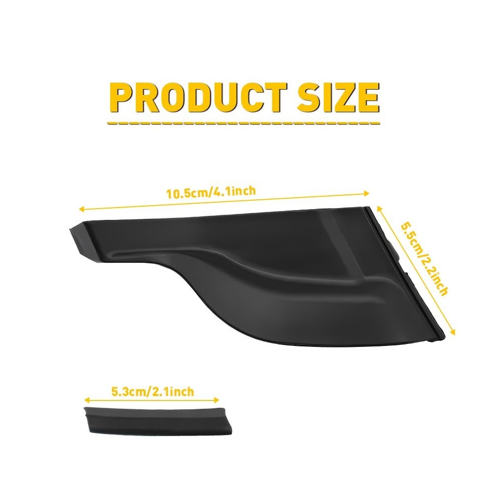 Front Windshield Wiper Side Cowl Cover Extension Trim For Toyota Prius ...