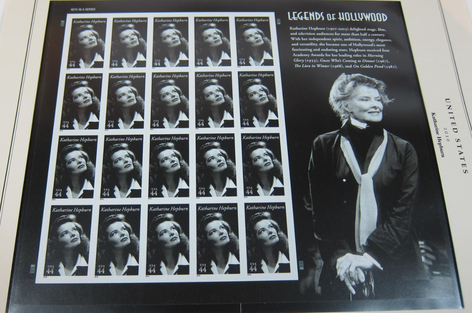 16 Legends of Hollywood Stamp Panes from 1995 thru 2010 USPS Stamp ...