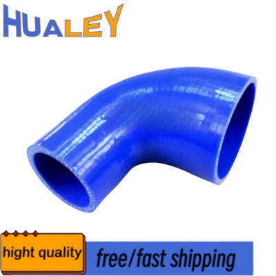 Blue Silicone Joiner 90 Degree Bend Reducer Elbow Hose Pipe 64mm-70mm ...