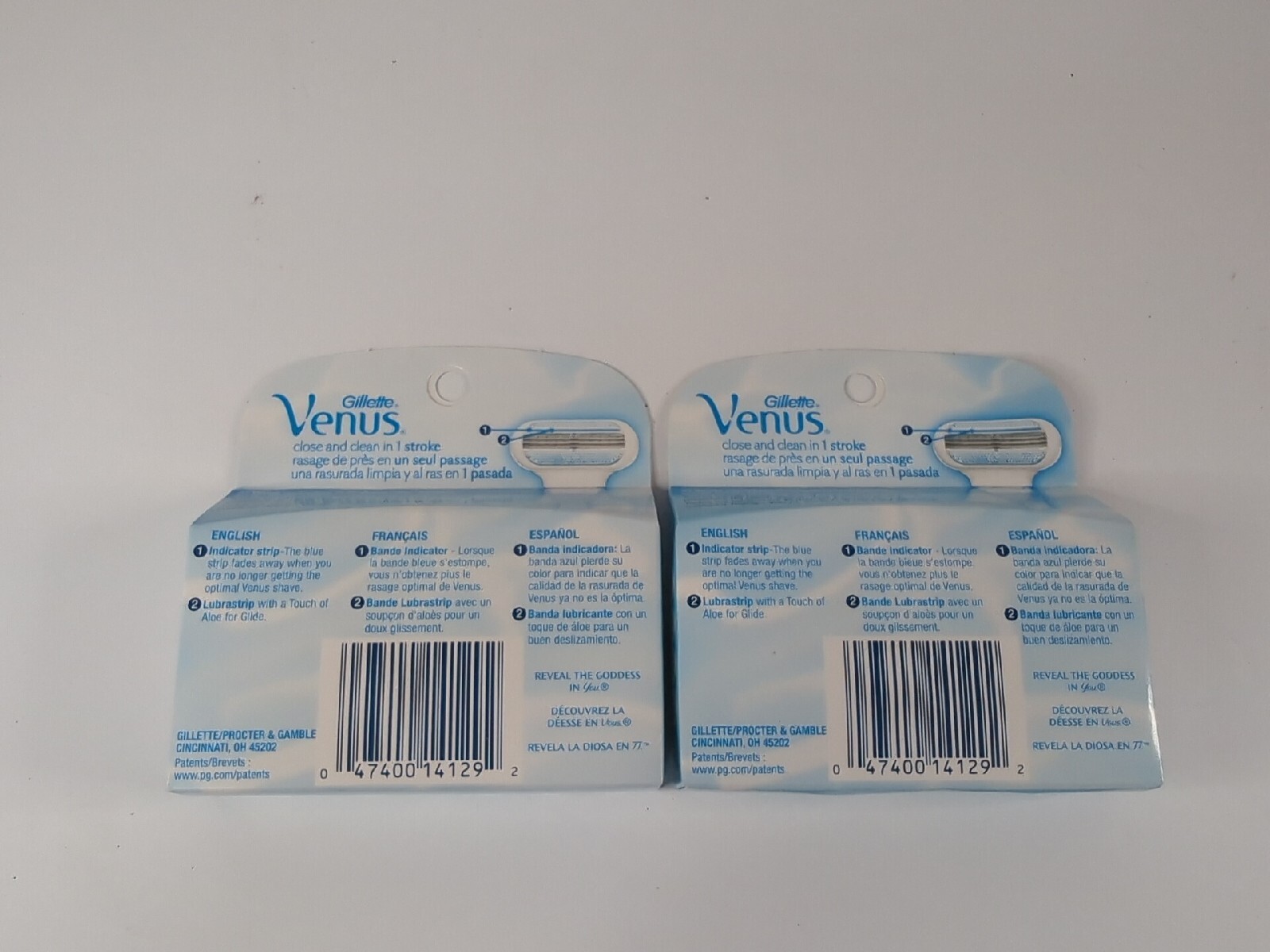 Gillette Venus 3 Blade Cartridge Lot Of 2 Boxes (8 Cartridges Total ...