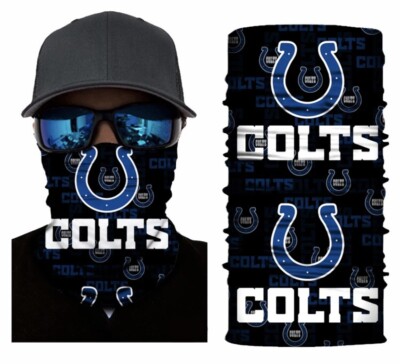 indianapolis colts neck gaiter mask breathable | eBay