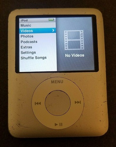 Apple iPod Nano 4GB Silver 3rd Generation Model A1236 | eBay