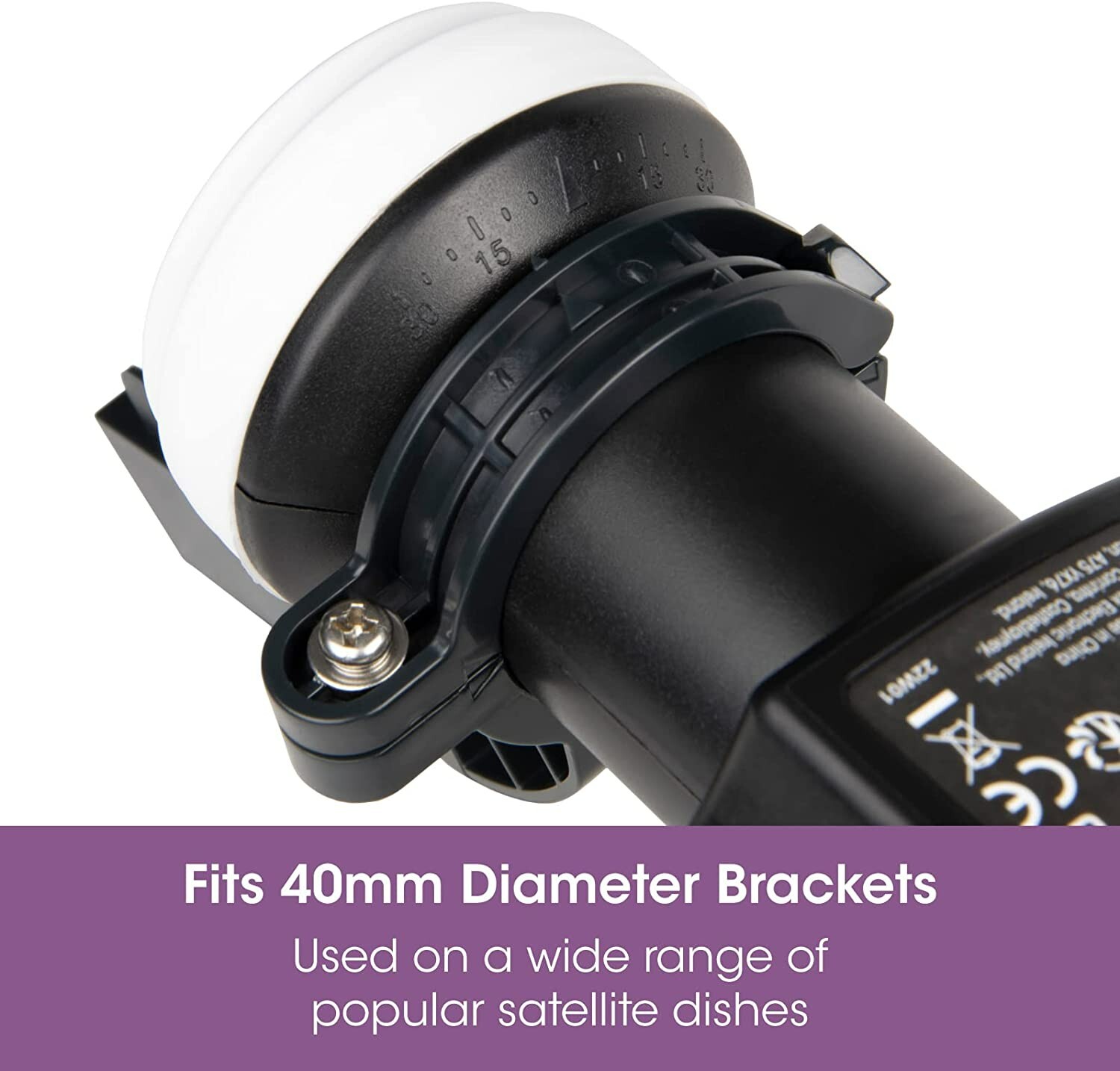 SLx Dual LNB with Built in Signal Finder, 4K Satellite HD 2 Output KU ...